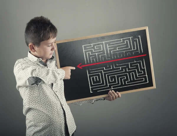 Path through the maze. - Stock Image - Everypixel