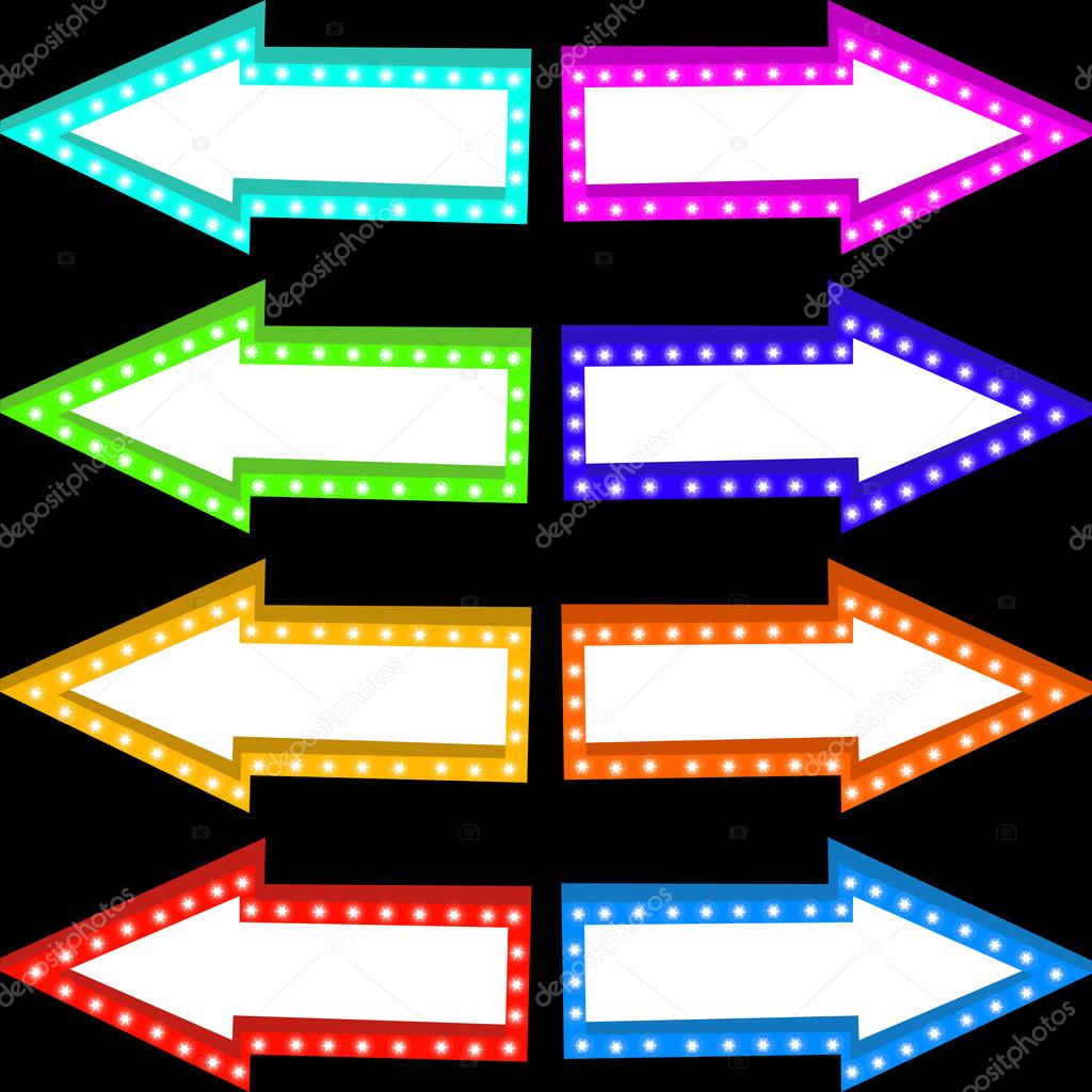 Set of retro arrow. Stock Vector by ©rabotainternet82.gmail.com 98794680