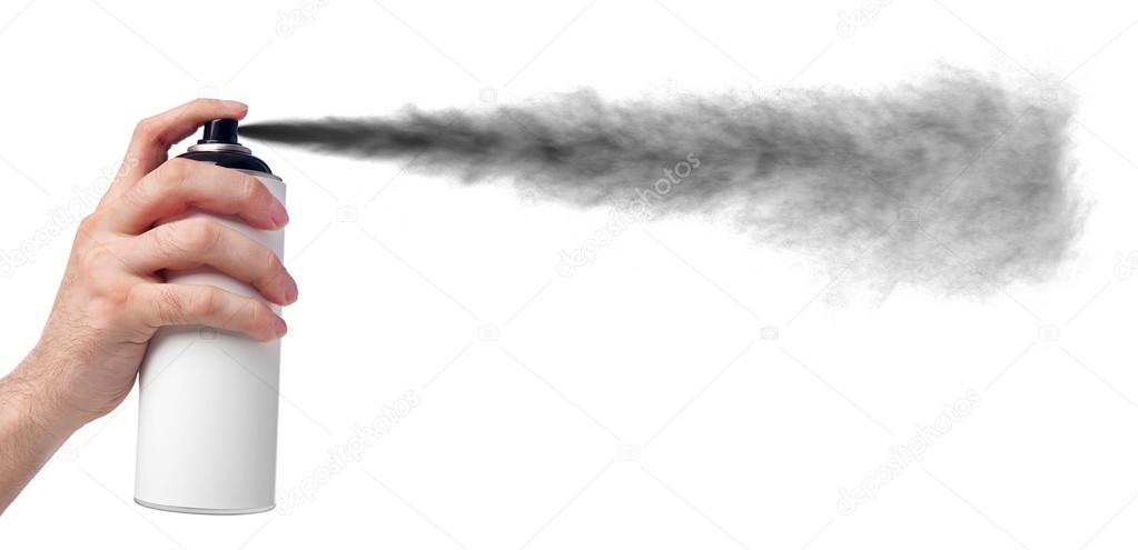 Spray can on white — Stock Photo © Goir #102662558