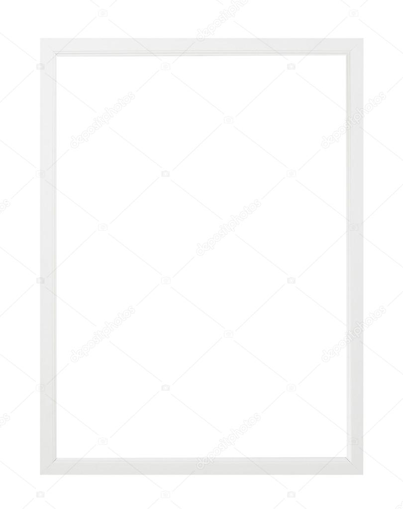 Simple white picture frame on white background Stock Photo by ©Goir ...
