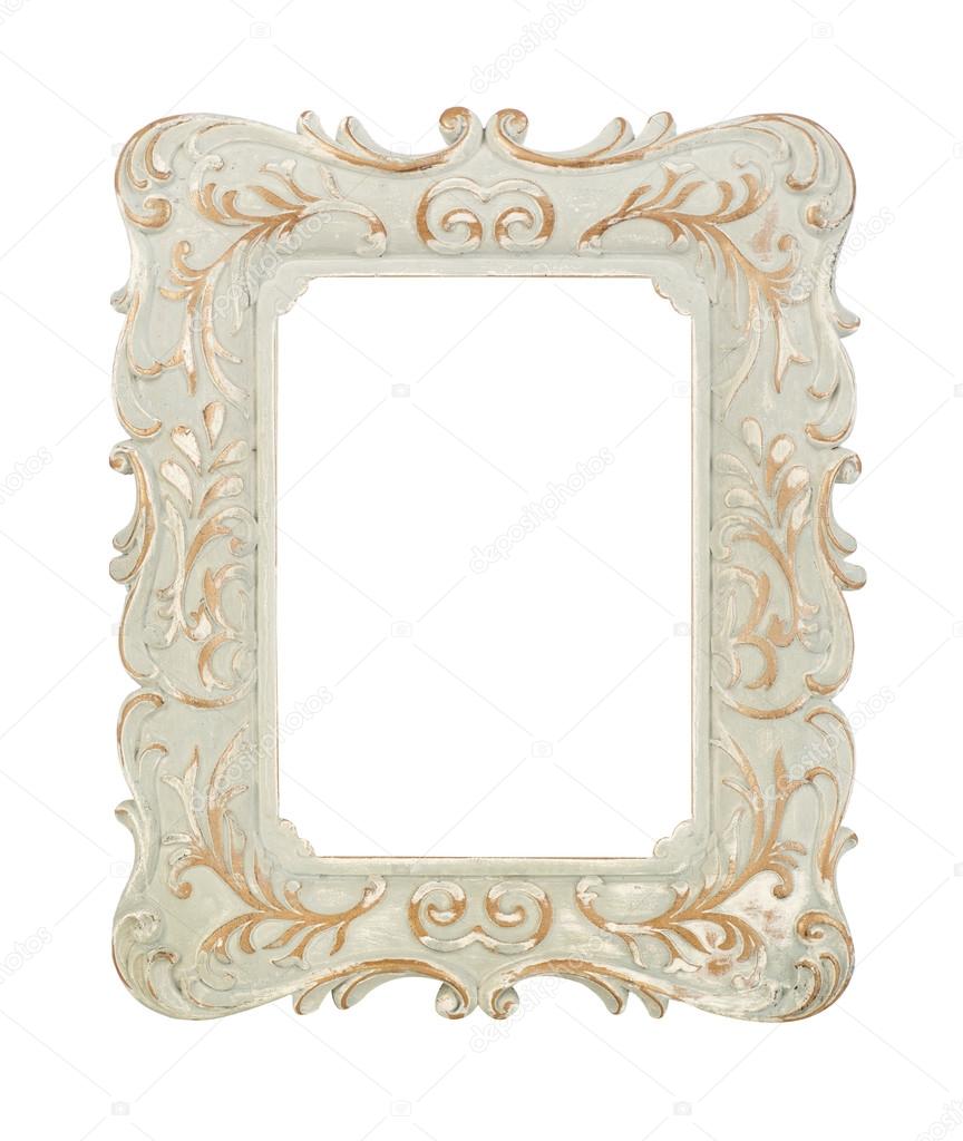 Vintage frame on white — Stock Photo © Goir #121891534