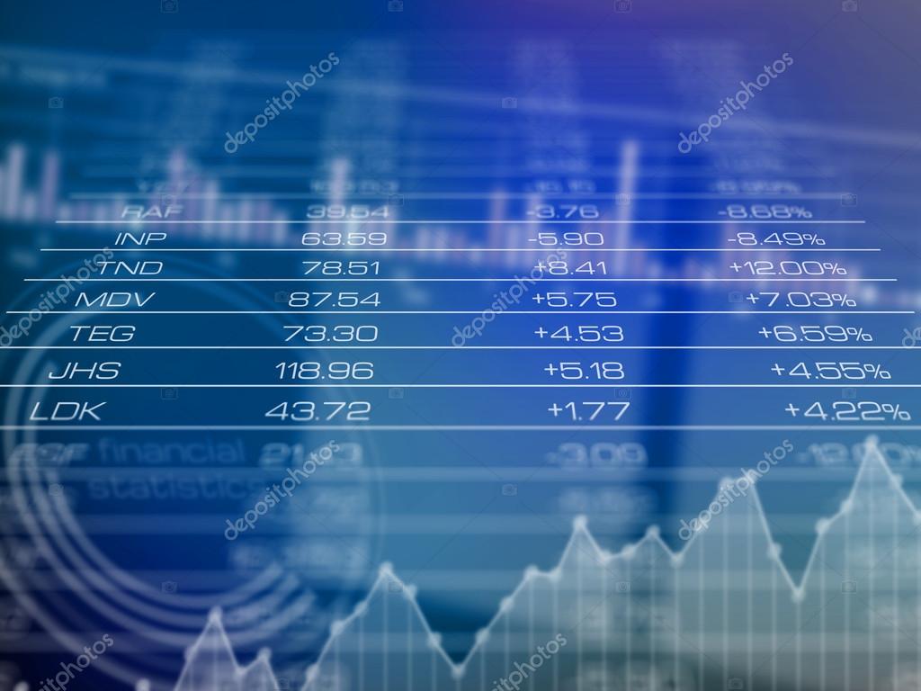 Abstract stock market chart Stock Photo by ©Goir 124691488