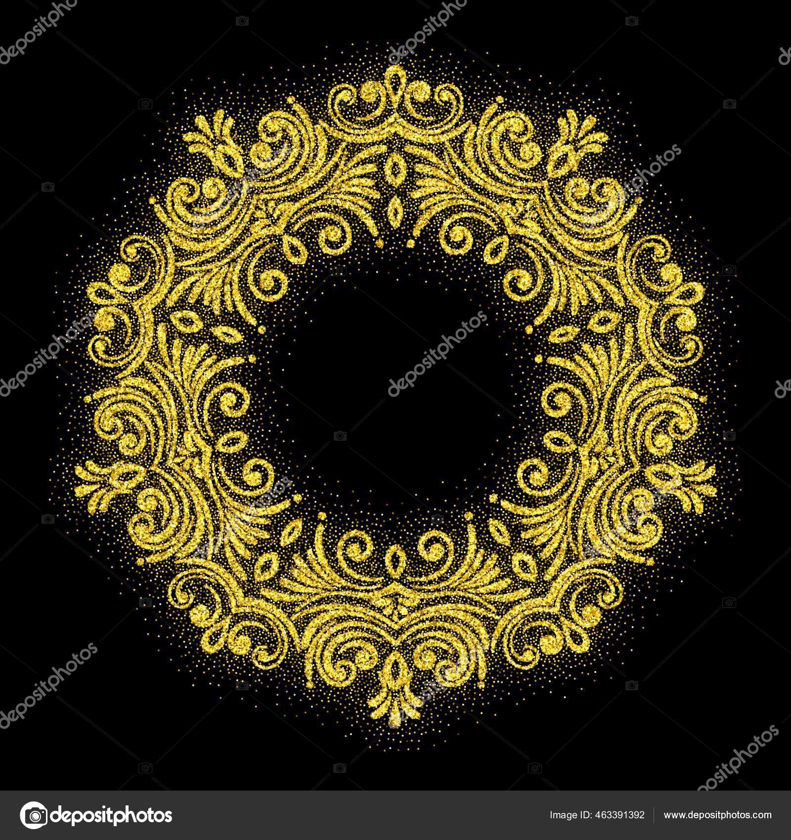 Retro shiny frame or border. Vector illustration. Stock Vector Image by ...
