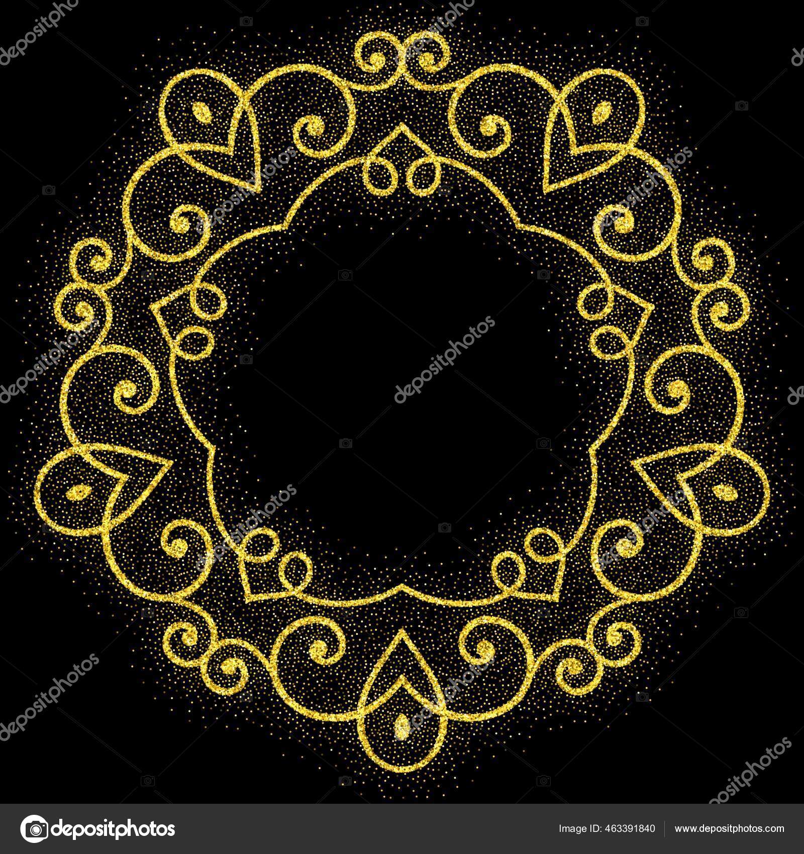 Retro shiny frame or border. Vector illustration. Stock Vector Image by ...