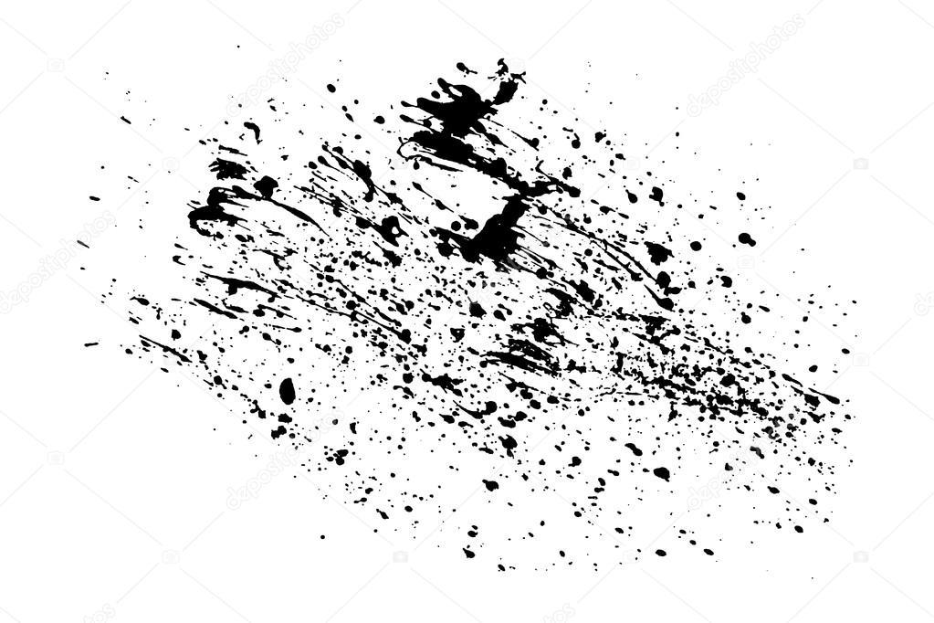 Ink spot blotch on white background. Stock Vector by ©ekmelica.gmail ...