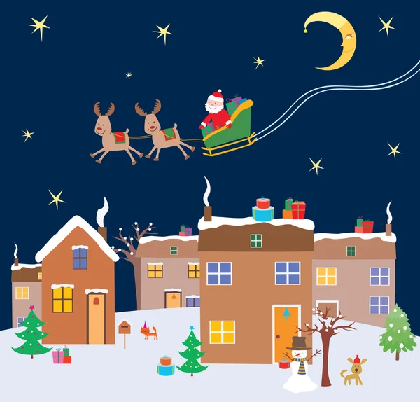 56 Crescent moon santa Vector Images | Depositphotos