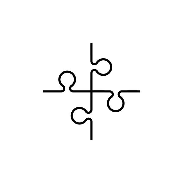 Bulmaca logosu imágenes de stock de arte vectorial | Depositphotos