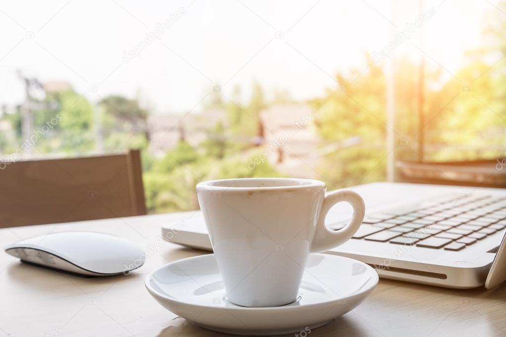 Coffee On Desk
