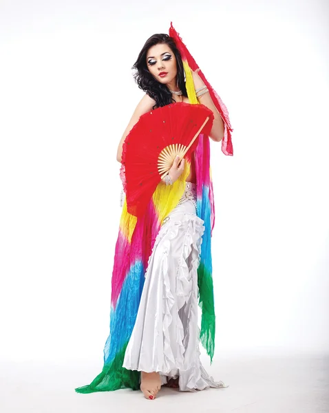 Beautiful belly dance movement Stock Photo by ©HermanShoroh 91658198