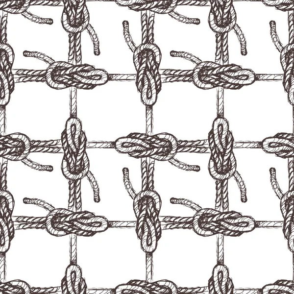 Rope seamless tied fishnet pattern Stock Vector Image by ©Greeek #101618272
