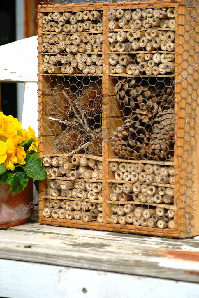 Bug hotel - DIY project — Stock Photo © sirakov.gmail.com #93416446