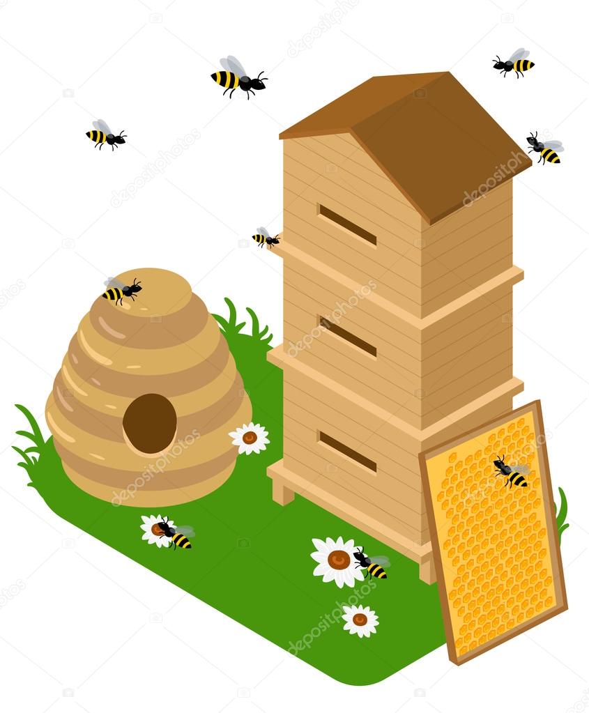 Conjunto isométrico colmenar. Ilustración vector Apiario Ilustraciones ... Conjunto isométrico colmenar. Ilustración vector Apiario Ilustraciones ...