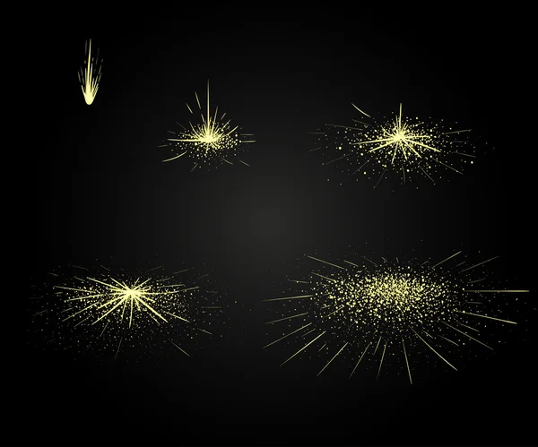 Vector effect. Effect for game. Explode animation. Cartoon explosion ...