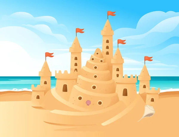 Building A Sand Castle Clip Art