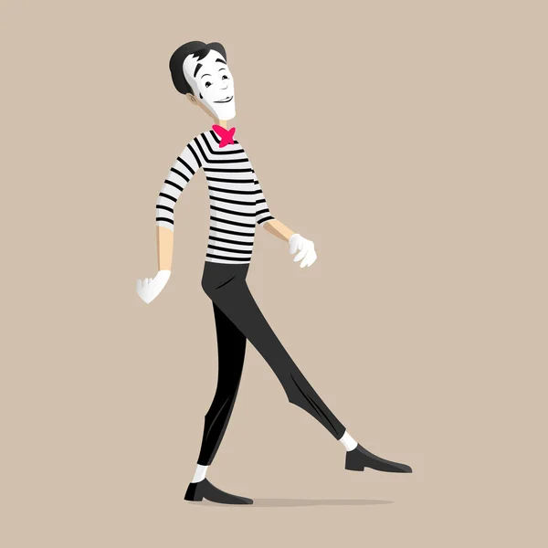 Dibujos animados mime imágenes de stock de arte vectorial | Depositphotos