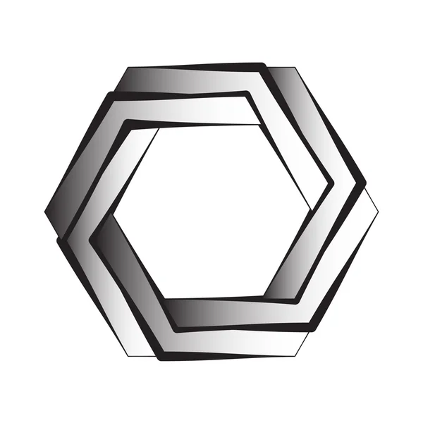 Optical illusion of the gradient vector, abstract geometric design ...