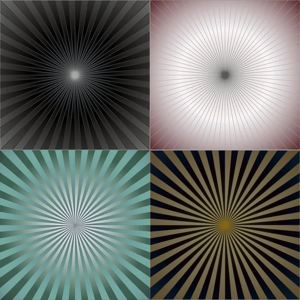 Distressed light burst vector background — Stock Vector © wenani #12855568