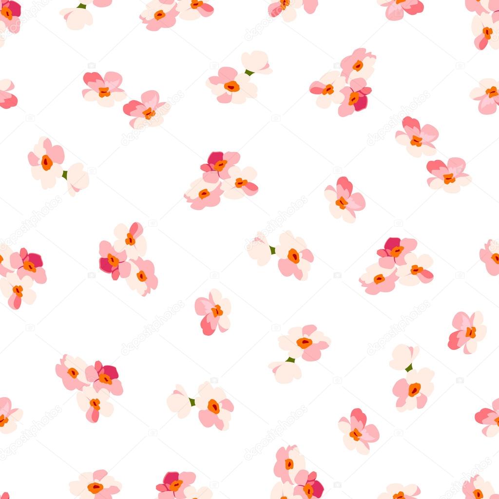 Little Pink Flowers Vector | Best Flower Site