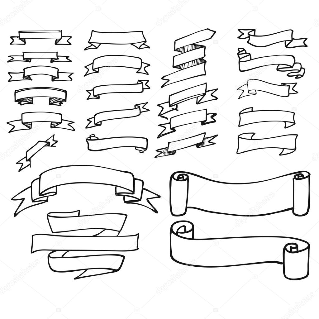 Banner Vector Outline