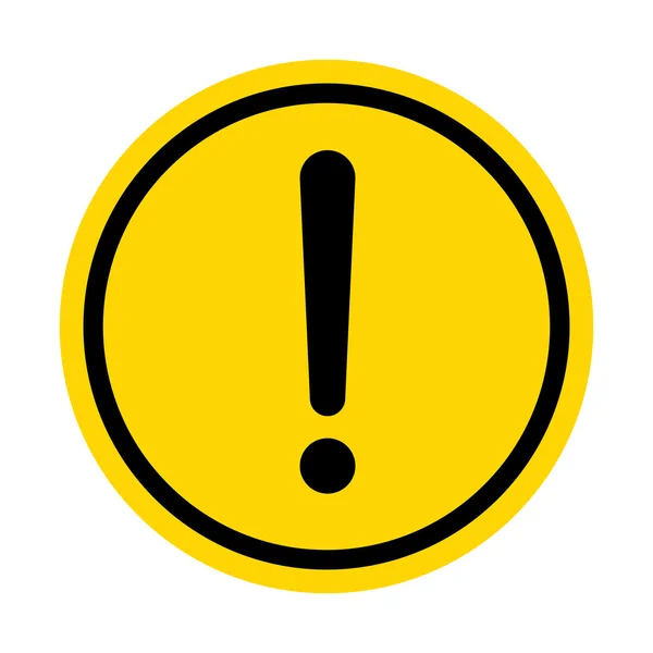 Hazard warning sign with triangle symbol isolated on white background ...