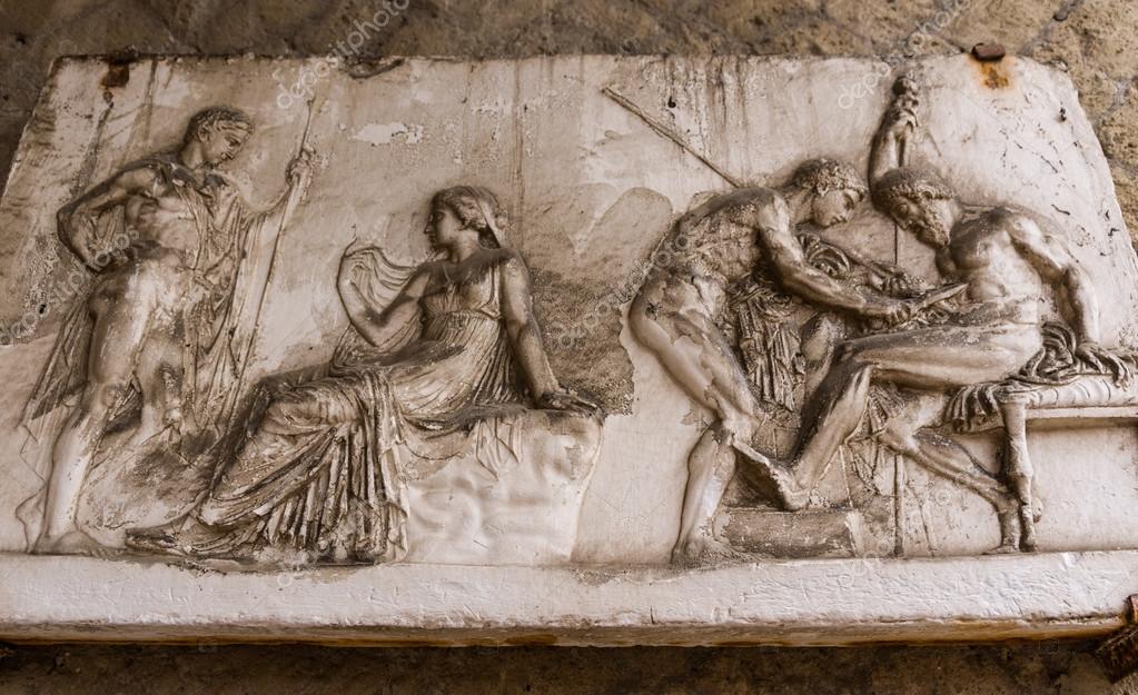 Ancient Herculaneum Fresco Stock Photo by ©stevenjfrancis 92029456