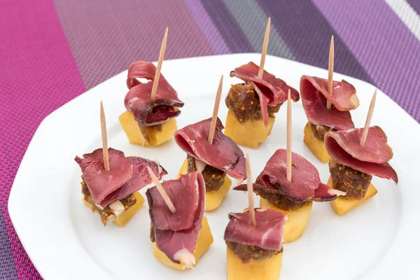 Appetizer cold dish — Stock Photo © wwyloeck #93968124