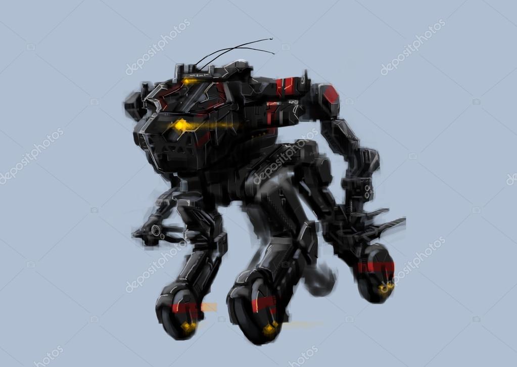 War Robot Concept Art