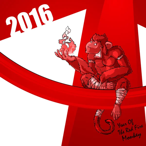 Fire monkey Vector Art Stock Images | Depositphotos