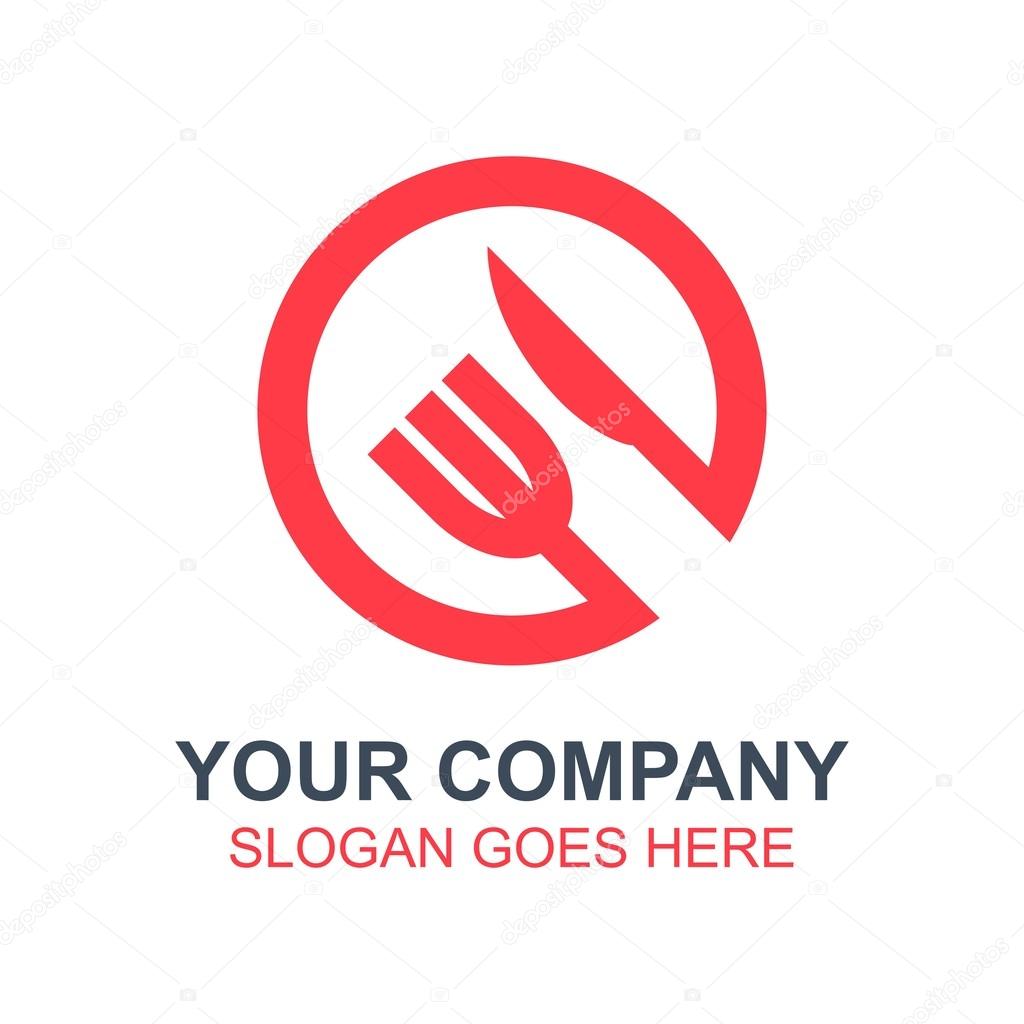 Restaurante Comedor Icono Gourmet Vector Logo Stock Vector by ©for ...