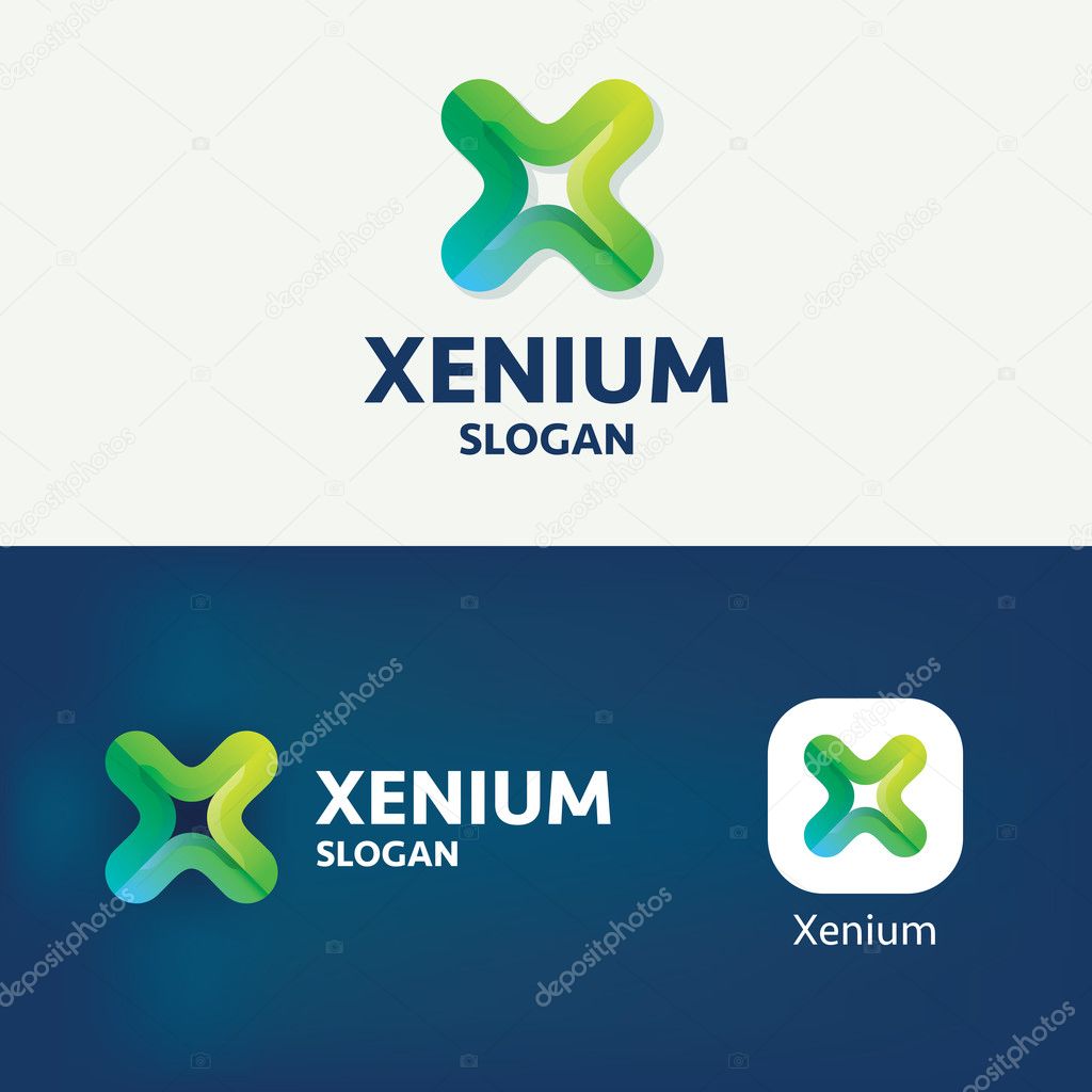 X letter cross logo idea Stock Vector Image by ©TrueVector #91699230