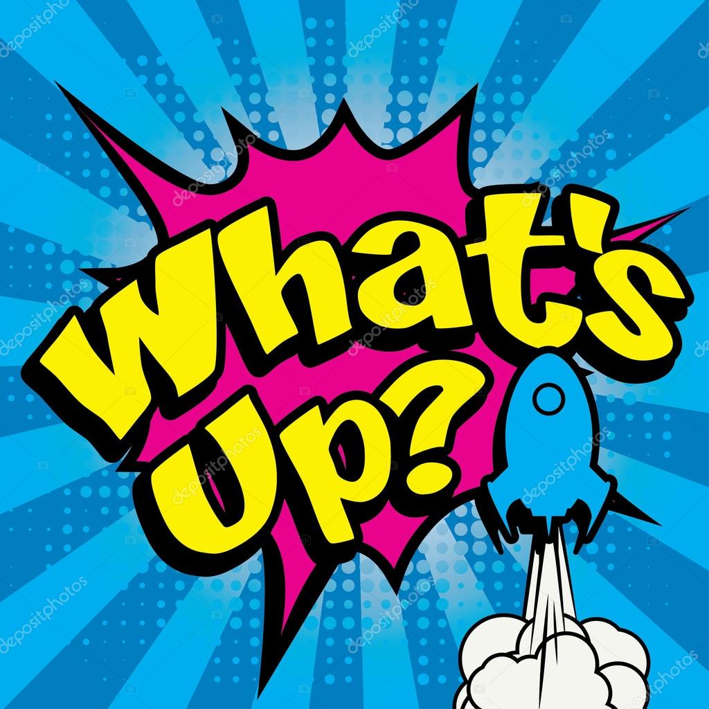 Pop Art comics - "What's Up?". Stock Vector by ©Gal_Amar 110632528