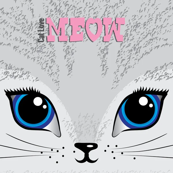 Cara de gato imágenes de stock de arte vectorial | Depositphotos