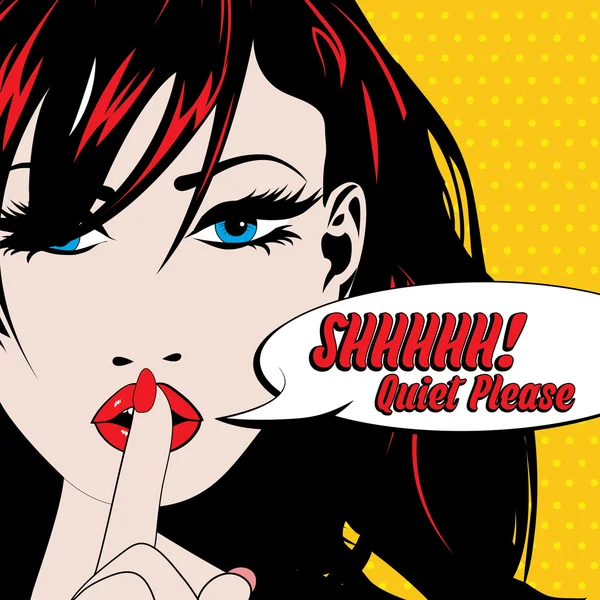 219 Quiet please Stock Illustrations | Depositphotos