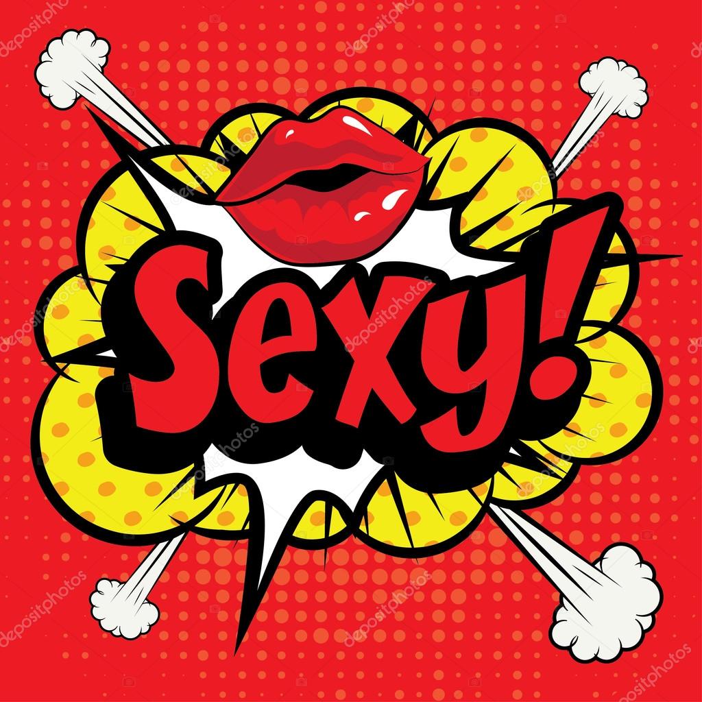 Pop Art Comics Icon Sexy Stock Vector Image By ©galamar 94442402