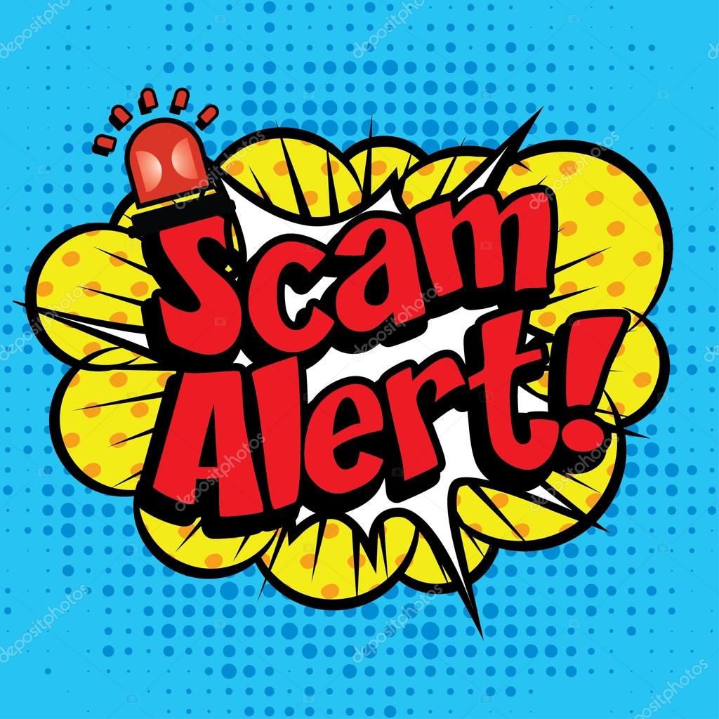 Pop Art comics - "Scam Alert!". Stock Vector Image by ©Gal_Amar #96636972