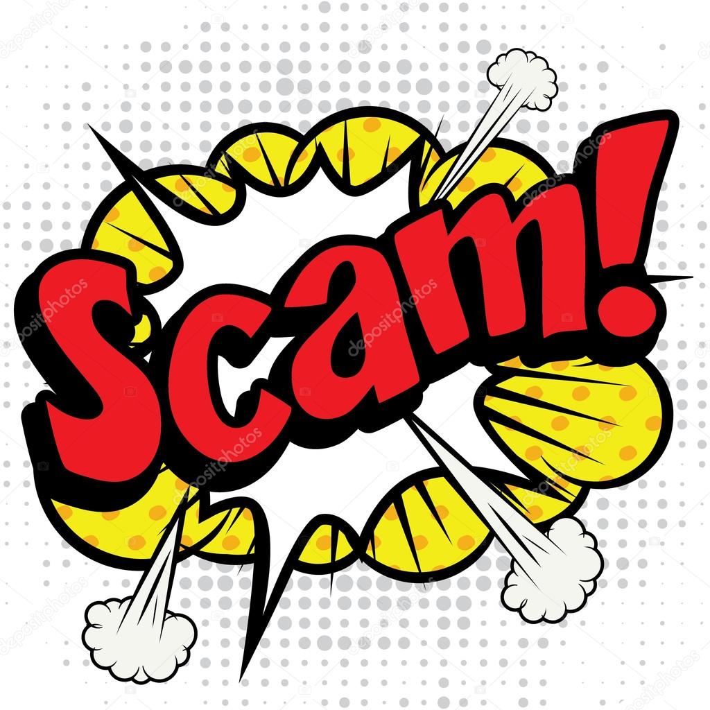 Pop Art BD icône "Scam !". Vecteur par ©Gal_Amar 96637108