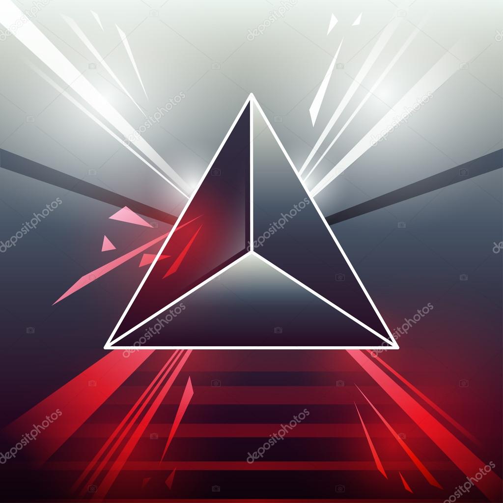 Sci-fi laser triangle red Stock Vector Image by ©morokey27.gmail.com ...