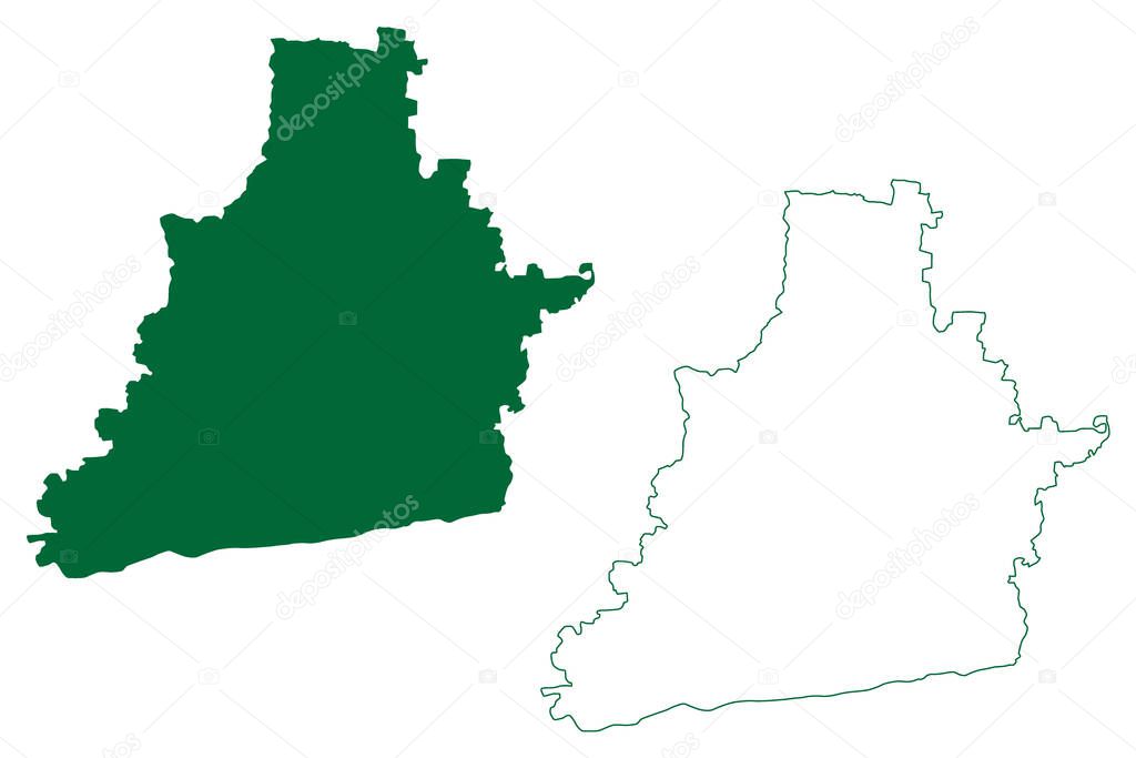 Distrito de Dhar (estado de Madhya Pradesh, división de Indore ...