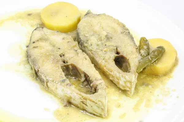 Mustard Hilsha Fish — Stock Photo © oqba #106856908