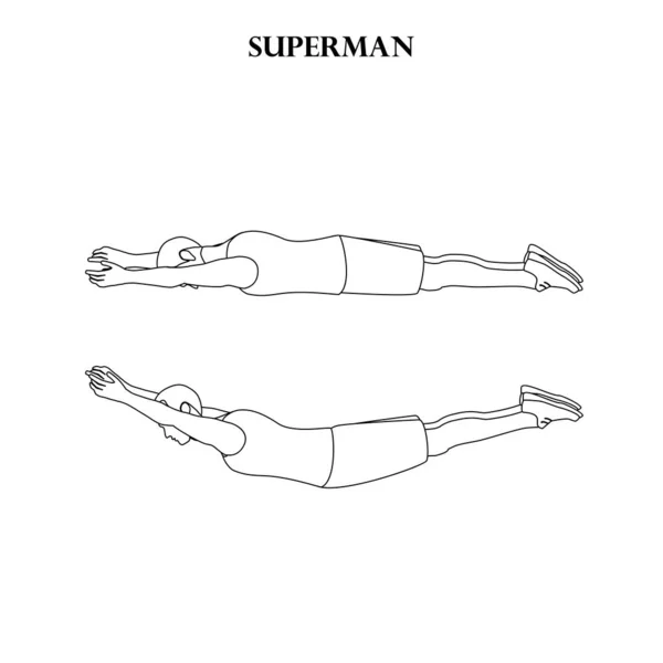 100,000 Superman exercise Vector Images | Depositphotos