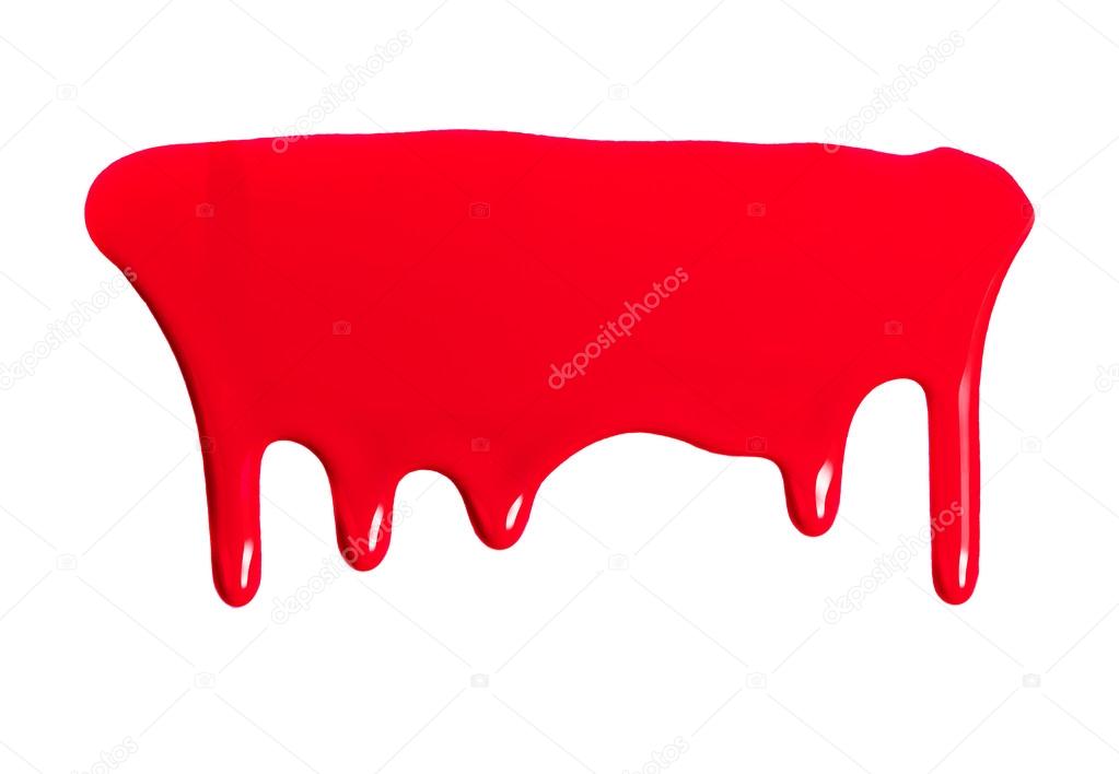Red Paint Dripping