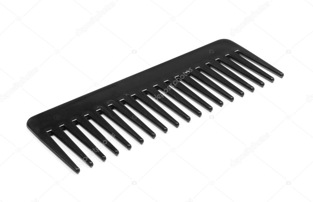 Black comb isolated on white background Stock Photo by ©Vikingur 108913412