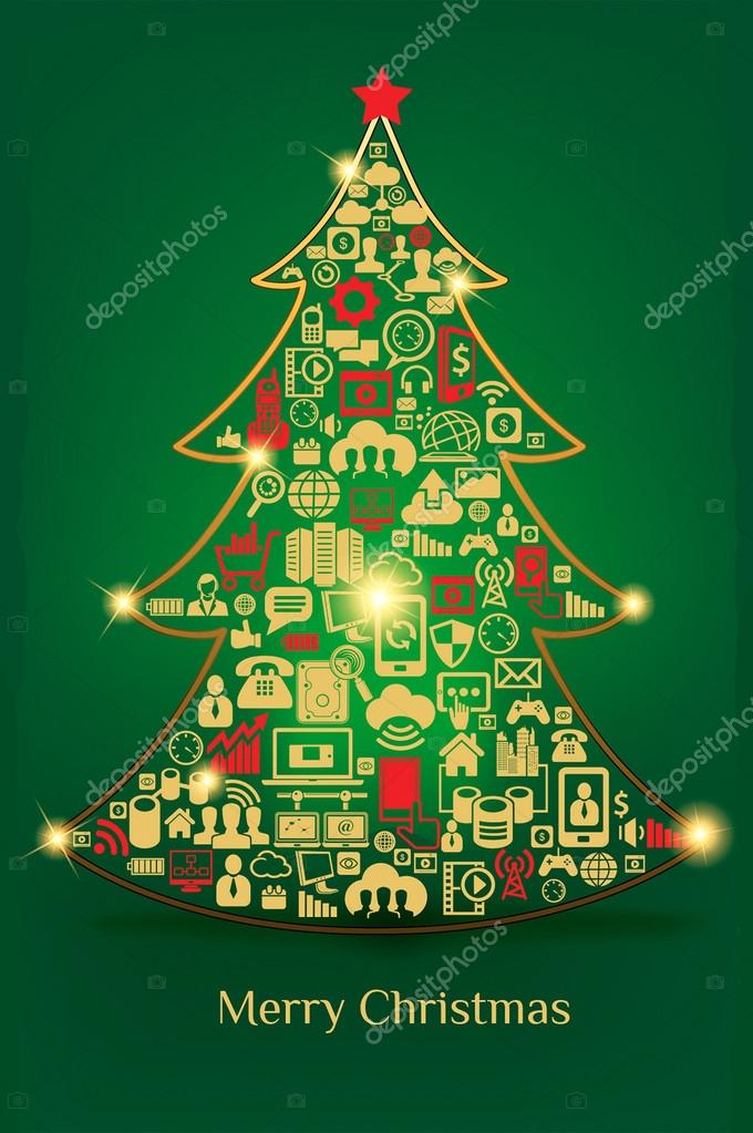 Christmas tree, Merry Christmas, Computer and Telecommunications ...