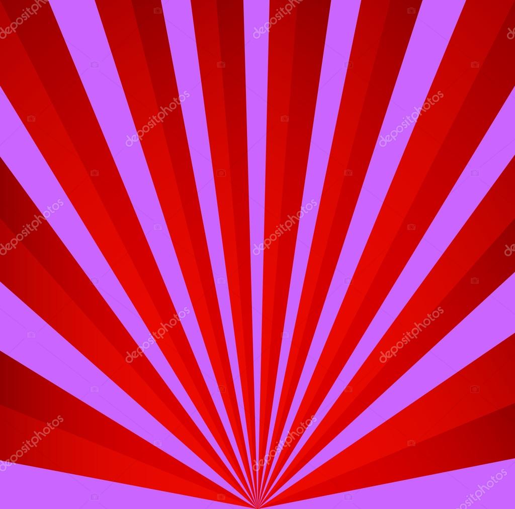 Red and violet retro background. Vintage rays pattern. Stock Vector ...