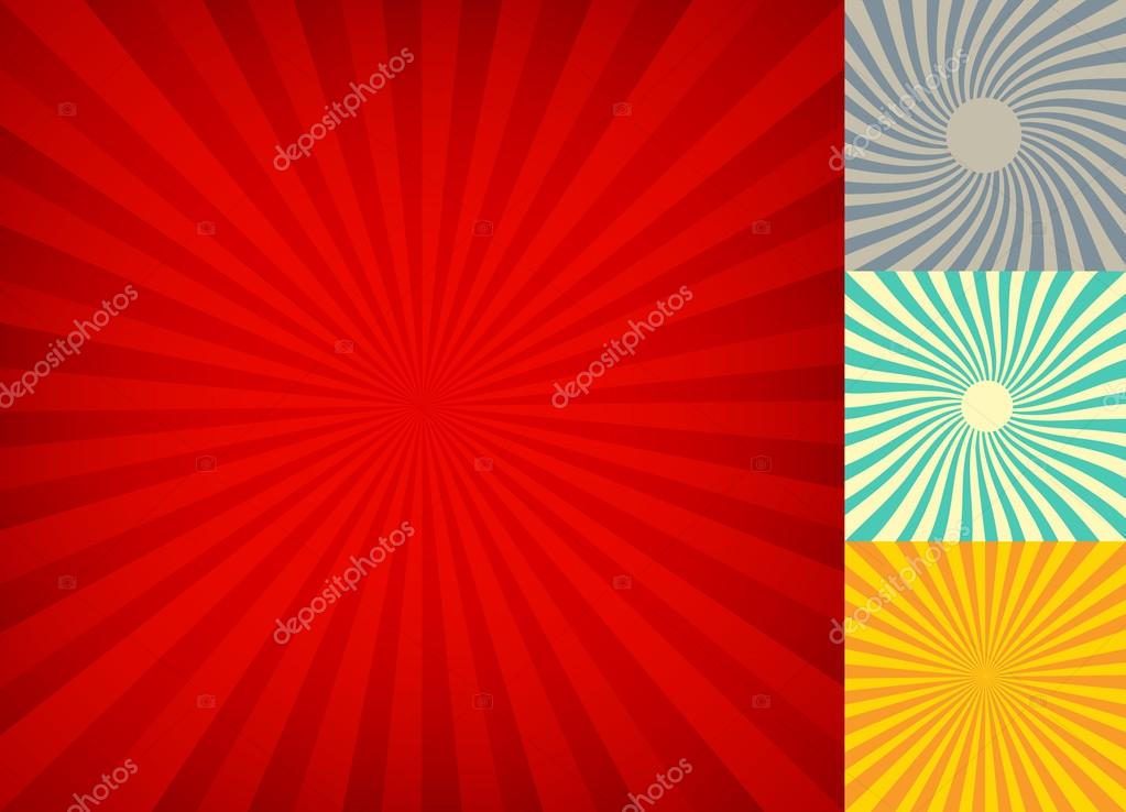 Retro backgrounds set. Vintage patterns. Stock Vector Image by ...