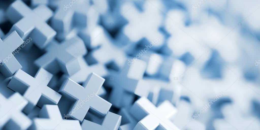 Colored plus symbols background, 3d rendering Stock Photo by ©tostphoto ...