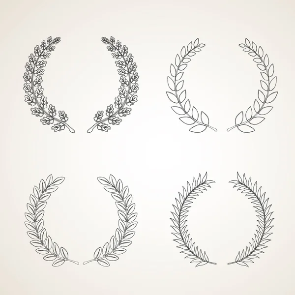 Roman Leaf Crown Vector