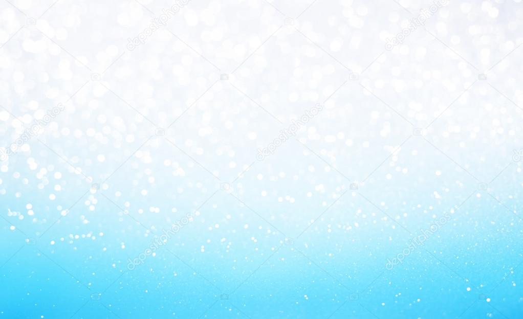 Blue And White Sparkle Background