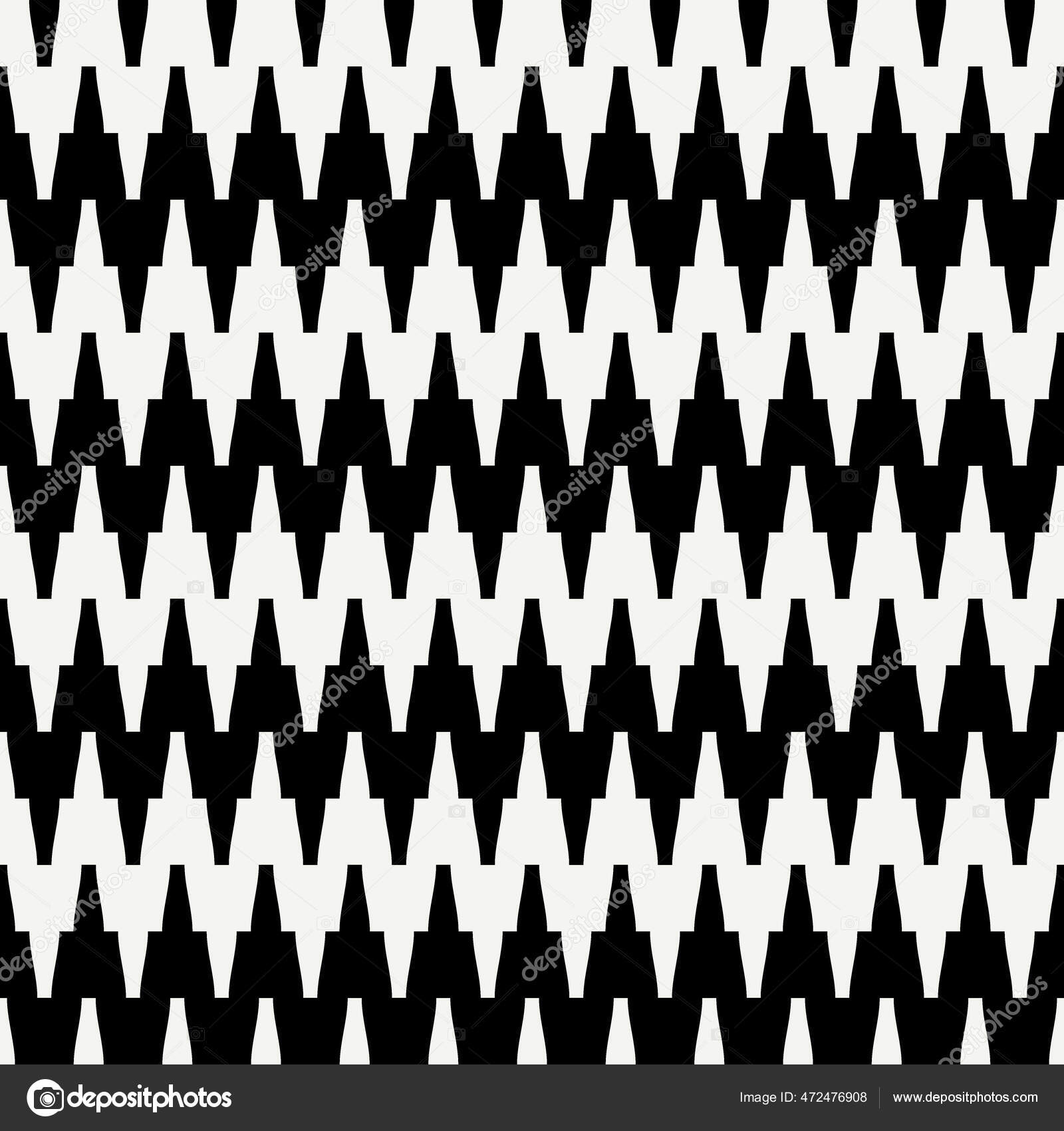 Zigzag Lines Ornament Seamless Pattern Jagged Stripes Motif Waves Ornate Stock Vector Image by ...