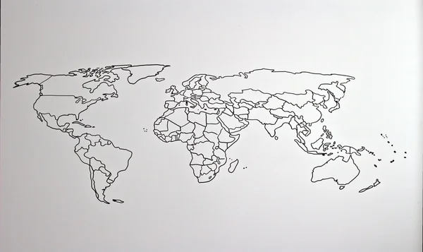 Mapa del mundo dibujo mano fotos de stock, imágenes de Mapa del mundo ...
